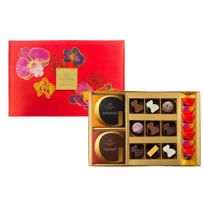 GODIVA Chocolate Luxury Gift Box Red 59pcs - Valiram Group